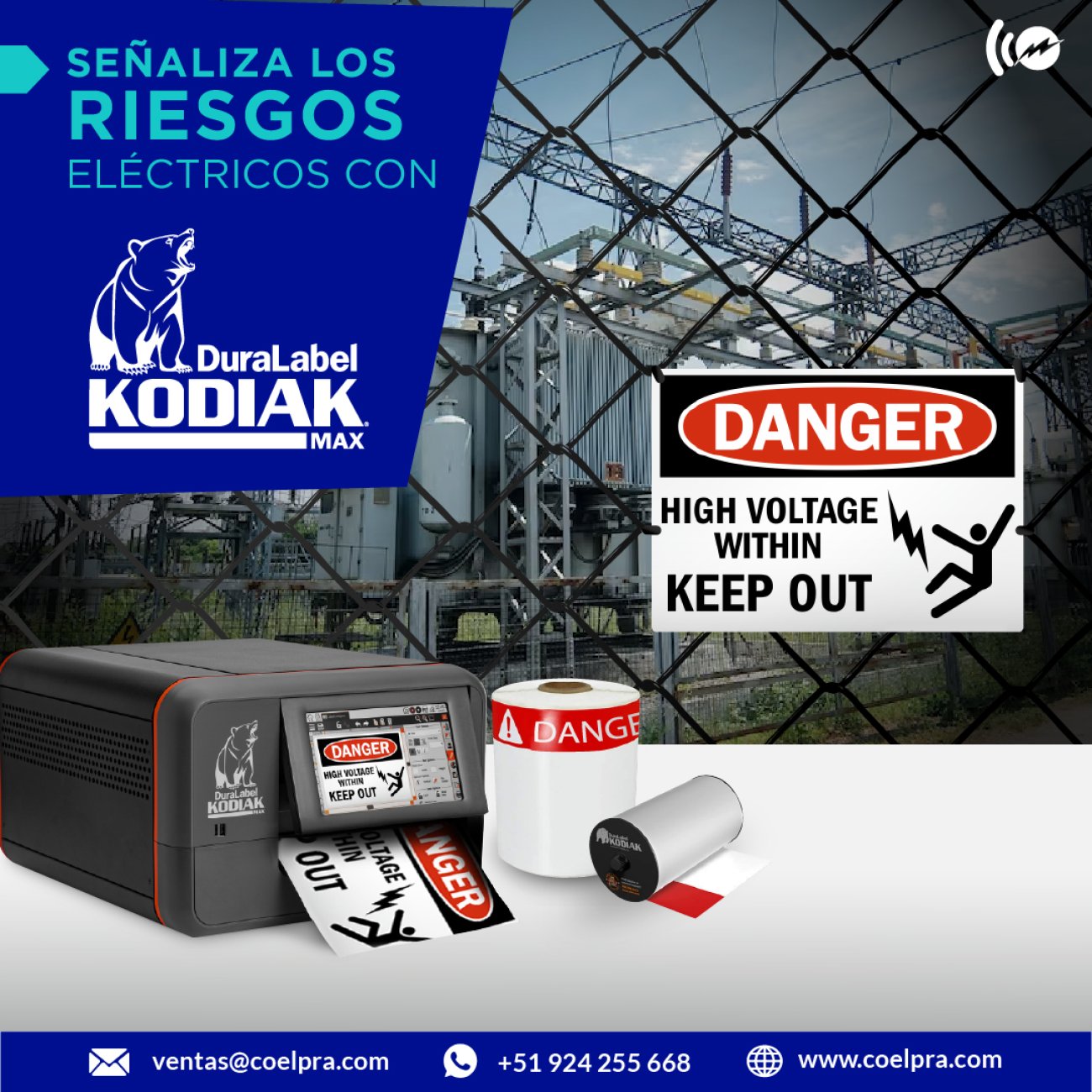 Impresora de etiquetas DuraLabel KODIAK MAX