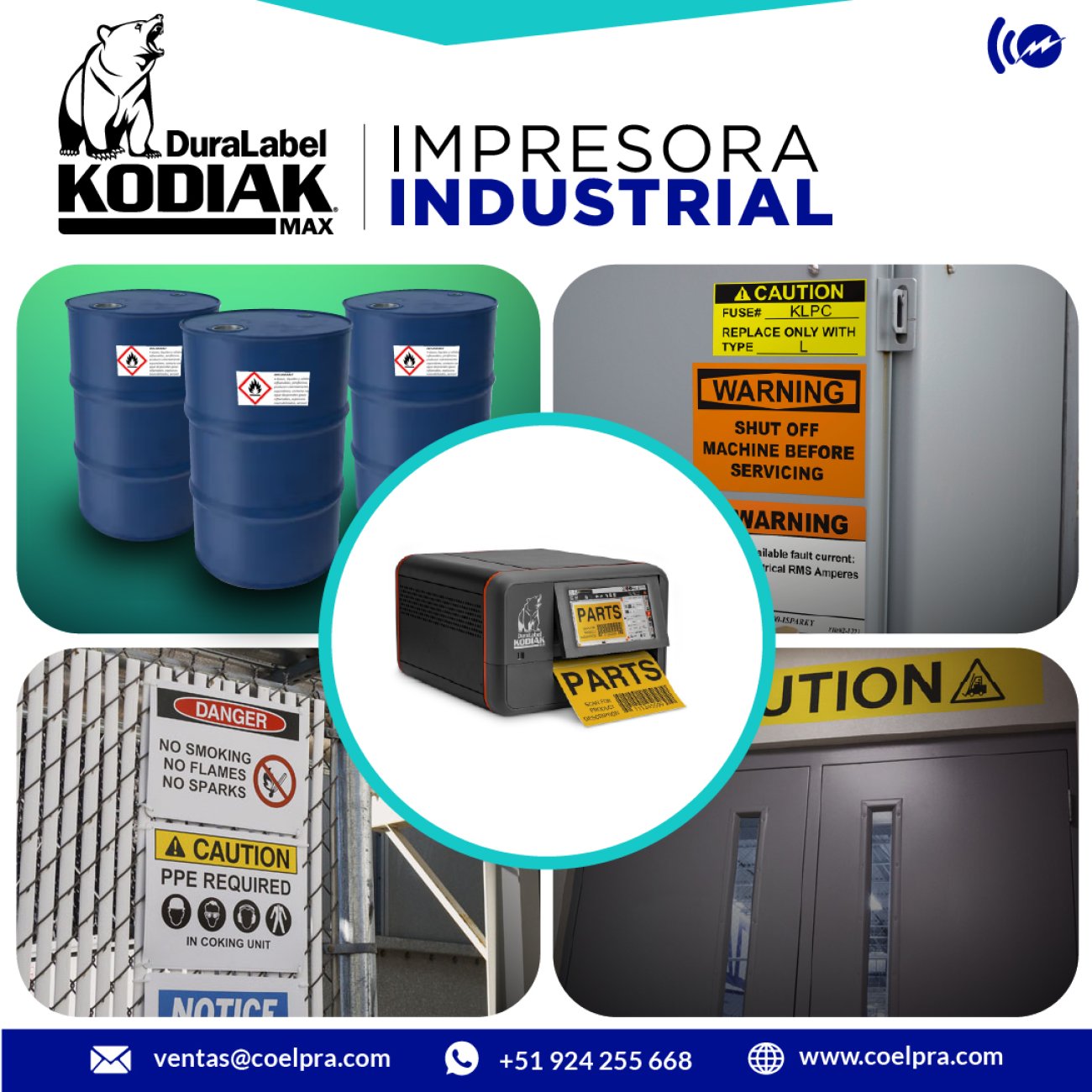 Impresora de etiquetas DuraLabel KODIAK MAX